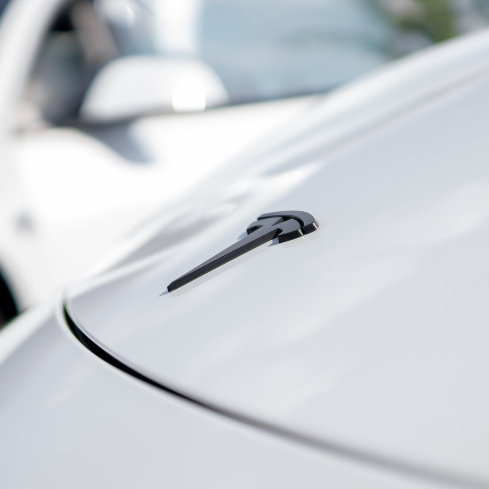 Tesla Model 3/Y : Autocollants logo (lot de 3)
