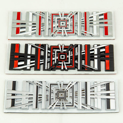 Tesla: Plaid-Logo-Aufkleber