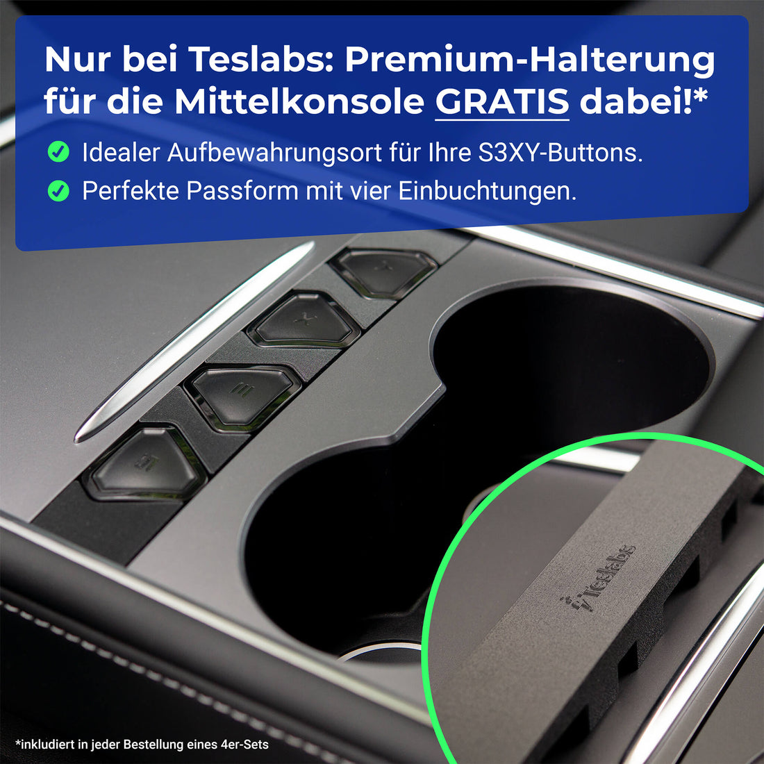 Tesla S3XY Buttons [Gen 2] für Model 3/Y/S/X