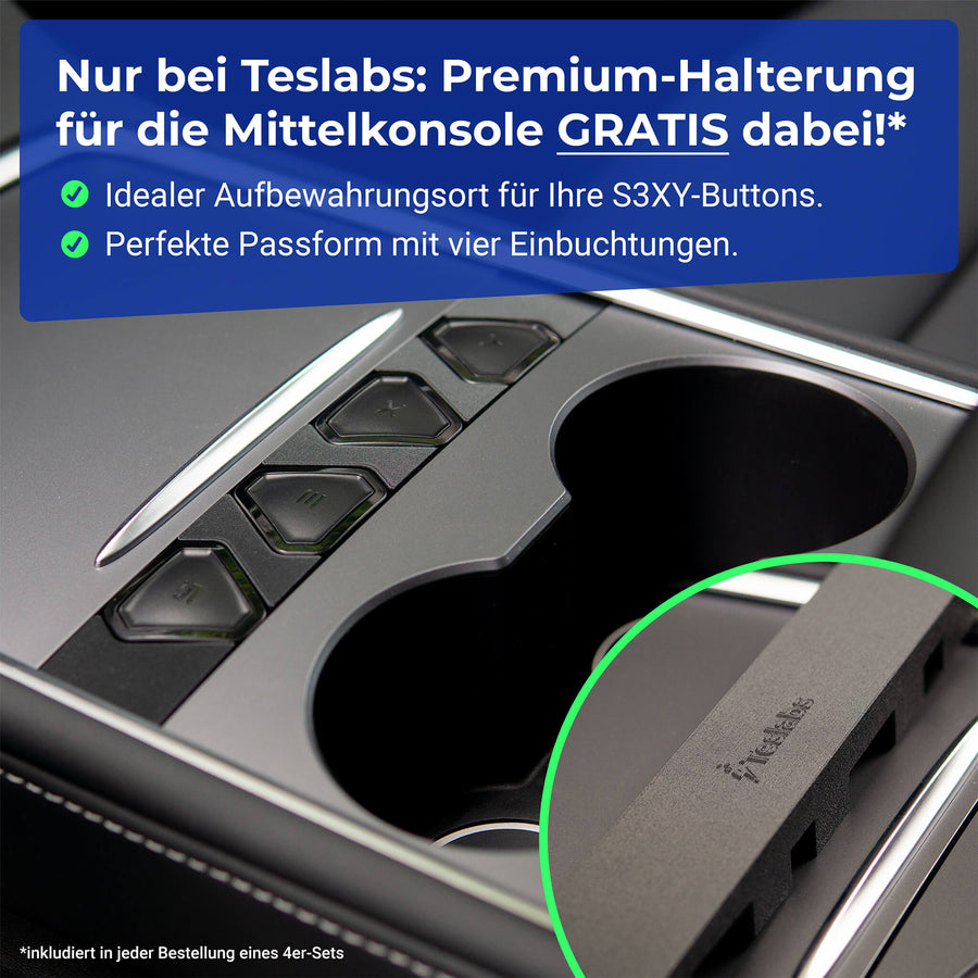 Tesla S3XY Buttons [Gen 2] for Model 3/Y/S/X